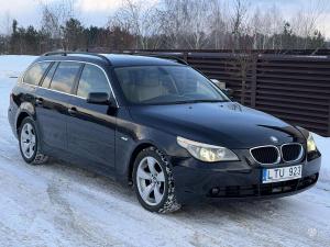 Black BMW 525 2005 in Vilnius, with an engine capacity of 2.50 L and mileage of 280 thousand km for 2800 €, photo 3 on AUTOMOTO.COM.LV