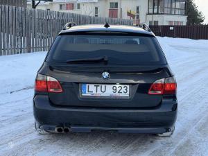Black BMW 525 2005 in Vilnius, with an engine capacity of 2.50 L and mileage of 280 thousand km for 2800 €, photo 15 on AUTOMOTO.COM.LV