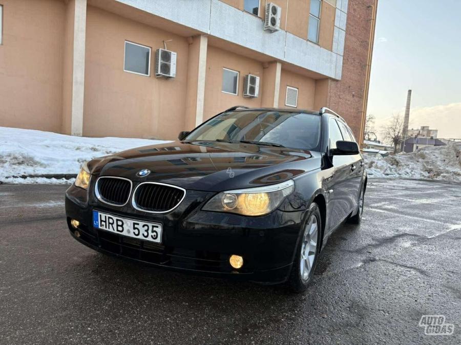 Melns BMW 525 2005 Šauļi, ar dzinēja tilpumu 2.50 L un nobraukumu 427 tūkst. km par 1950 €, foto 1 vietnē AUTOMOTO.COM.LV
