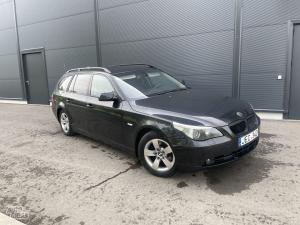 Black BMW 525 2005 in Alytus, with an engine capacity of 2.50 L and mileage of 320 thousand km for 2222 €, photo 4 on AUTOMOTO.COM.LV