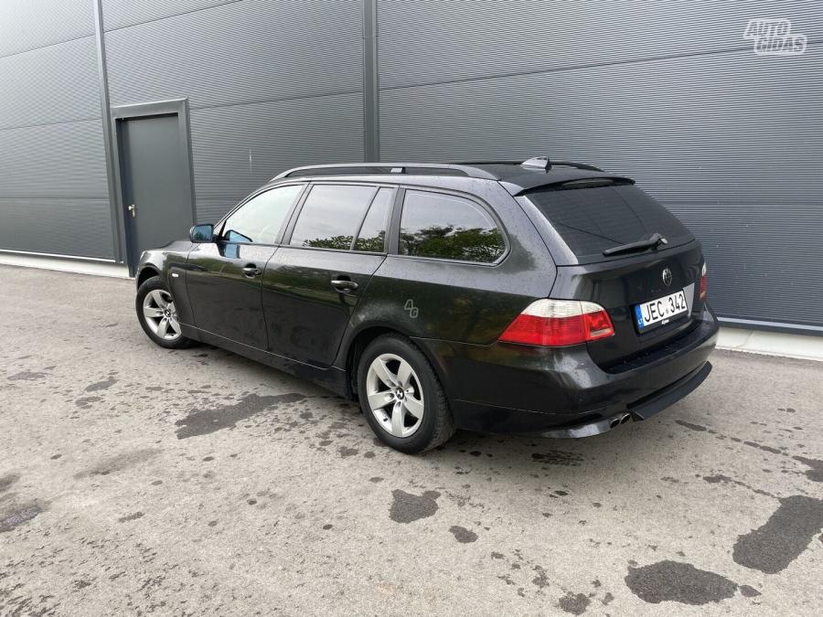 Black BMW 525 2005 in Alytus, with an engine capacity of 2.50 L and mileage of 320 thousand km for 2222 €, photo 5 on AUTOMOTO.COM.LV