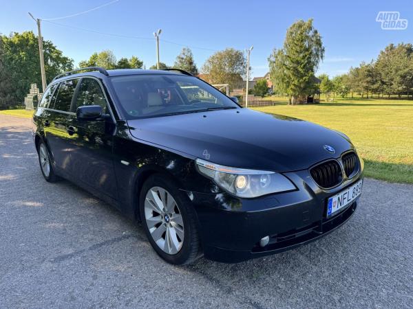Black BMW 525 2005 in Vilkaviskis, with an engine capacity of 2.50 L and mileage of 380 thousand km for 2700 €, photo 2 on AUTOMOTO.COM.LV