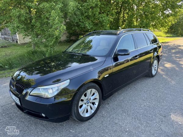 Black BMW 525 2005 in Vilkaviskis, with an engine capacity of 2.50 L and mileage of 380 thousand km for 2700 €, photo 3 on AUTOMOTO.COM.LV