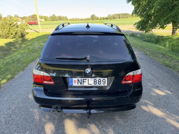 Black BMW 525 2005 in Vilkaviskis, with an engine capacity of 2.50 L and mileage of 380 thousand km for 2700 €, photo 5 on AUTOMOTO.COM.LV