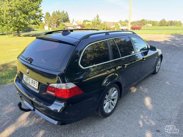 Black BMW 525 2005 in Vilkaviskis, with an engine capacity of 2.50 L and mileage of 380 thousand km for 2700 €, photo 6 on AUTOMOTO.COM.LV