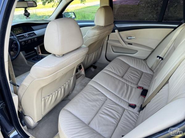 Black BMW 525 2005 in Vilkaviskis, with an engine capacity of 2.50 L and mileage of 380 thousand km for 2700 €, photo 8 on AUTOMOTO.COM.LV