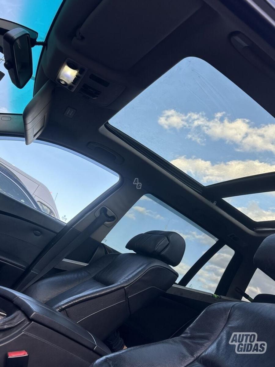 Black BMW 525 2005 in Vilnius, with an engine capacity of 2.50 L and mileage of 340 thousand km for 2700 €, photo 7 on AUTOMOTO.COM.LV