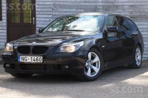 Black BMW 525 2005 in Valmiera, with an engine capacity of 2.50 L and mileage of 0 thousand km for 2700 €, photo  on AUTOMOTO.COM.LV