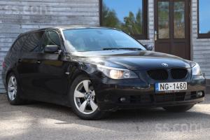 Black BMW 525 2005 in Valmiera, with an engine capacity of 2.50 L and mileage of 0 thousand km for 2700 €, photo 3 on AUTOMOTO.COM.LV
