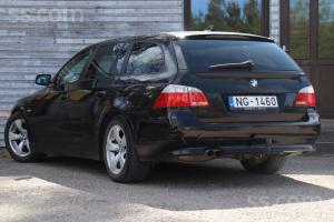 Black BMW 525 2005 in Valmiera, with an engine capacity of 2.50 L and mileage of 0 thousand km for 2700 €, photo 5 on AUTOMOTO.COM.LV