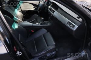 Black BMW 525 2005 in Valmiera, with an engine capacity of 2.50 L and mileage of 0 thousand km for 2700 €, photo 6 on AUTOMOTO.COM.LV
