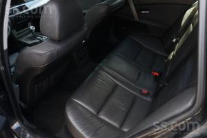 Black BMW 525 2005 in Valmiera, with an engine capacity of 2.50 L and mileage of 0 thousand km for 2700 €, photo 9 on AUTOMOTO.COM.LV