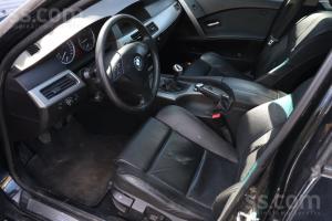Black BMW 525 2005 in Valmiera, with an engine capacity of 2.50 L and mileage of 0 thousand km for 2700 €, photo 10 on AUTOMOTO.COM.LV