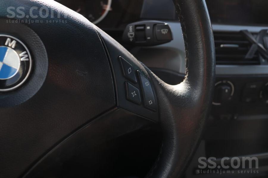 Black BMW 525 2005 in Valmiera, with an engine capacity of 2.50 L and mileage of 0 thousand km for 2700 €, photo 18 on AUTOMOTO.COM.LV
