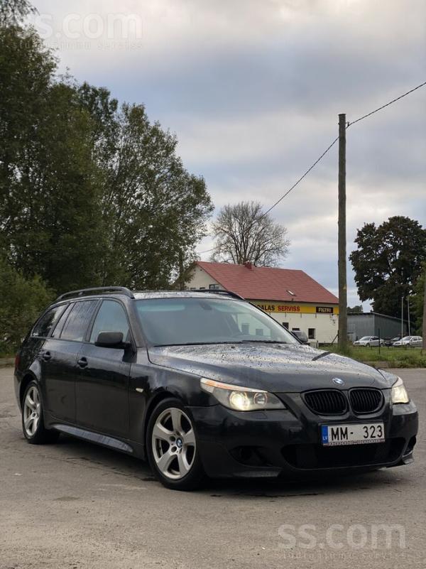 Melns BMW 525 2005 Rīga, ar dzinēja tilpumu 2.50 L un nobraukumu 414 tūkst. km par 2500 €, foto 2 vietnē AUTOMOTO.COM.LV