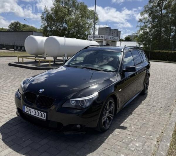 Melns BMW 525 2005 Liepāja, ar dzinēja tilpumu 2.50 L un nobraukumu 415 tūkst. km par 3600 €, foto 1 vietnē AUTOMOTO.COM.LV