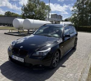 Melns BMW 525 2005 Liepāja, ar dzinēja tilpumu 2.50 L un nobraukumu 415 tūkst. km par 3600 €, foto  vietnē AUTOMOTO.COM.LV