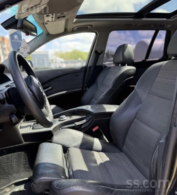 Melns BMW 525 2005 Liepāja, ar dzinēja tilpumu 2.50 L un nobraukumu 415 tūkst. km par 3600 €, foto 8 vietnē AUTOMOTO.COM.LV