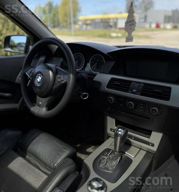 Melns BMW 525 2005 Liepāja, ar dzinēja tilpumu 2.50 L un nobraukumu 415 tūkst. km par 3600 €, foto 10 vietnē AUTOMOTO.COM.LV