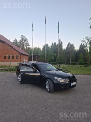 Черный БМВ 525 2005 в Талси, объемом двигателя 2.50 л и пробегом 405 тыс. км за 3700 €, фото 3 на AUTOMOTO.COM.LV