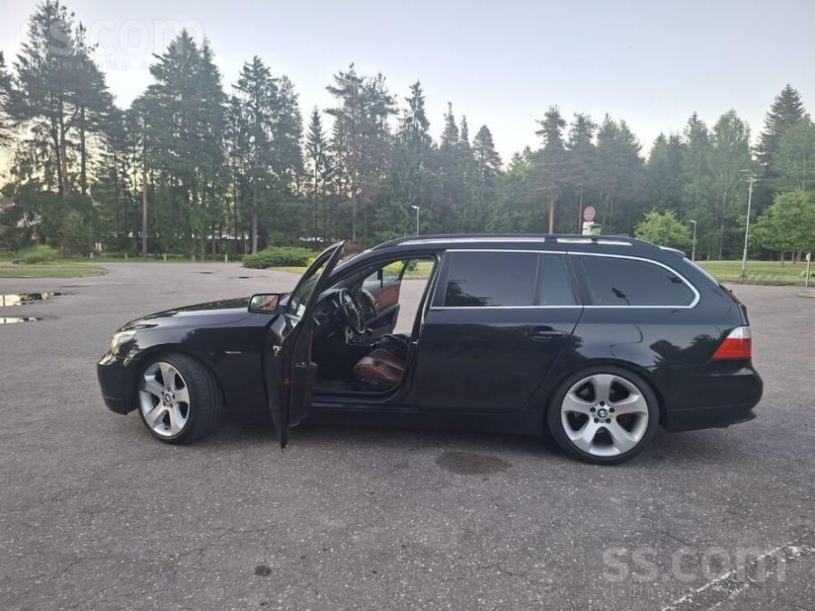 Черный БМВ 525 2005 в Талси, объемом двигателя 2.50 л и пробегом 405 тыс. км за 3700 €, фото 10 на AUTOMOTO.COM.LV