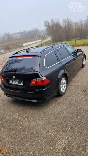 Melns BMW 525 2005 Šilalė, ar dzinēja tilpumu 2.50 L un nobraukumu 400 tūkst. km par 2000 €, foto 3 vietnē AUTOMOTO.COM.LV