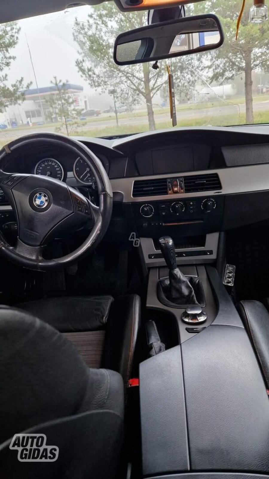 Melns BMW 525 2005 Šilalė, ar dzinēja tilpumu 2.50 L un nobraukumu 400 tūkst. km par 2000 €, foto 7 vietnē AUTOMOTO.COM.LV