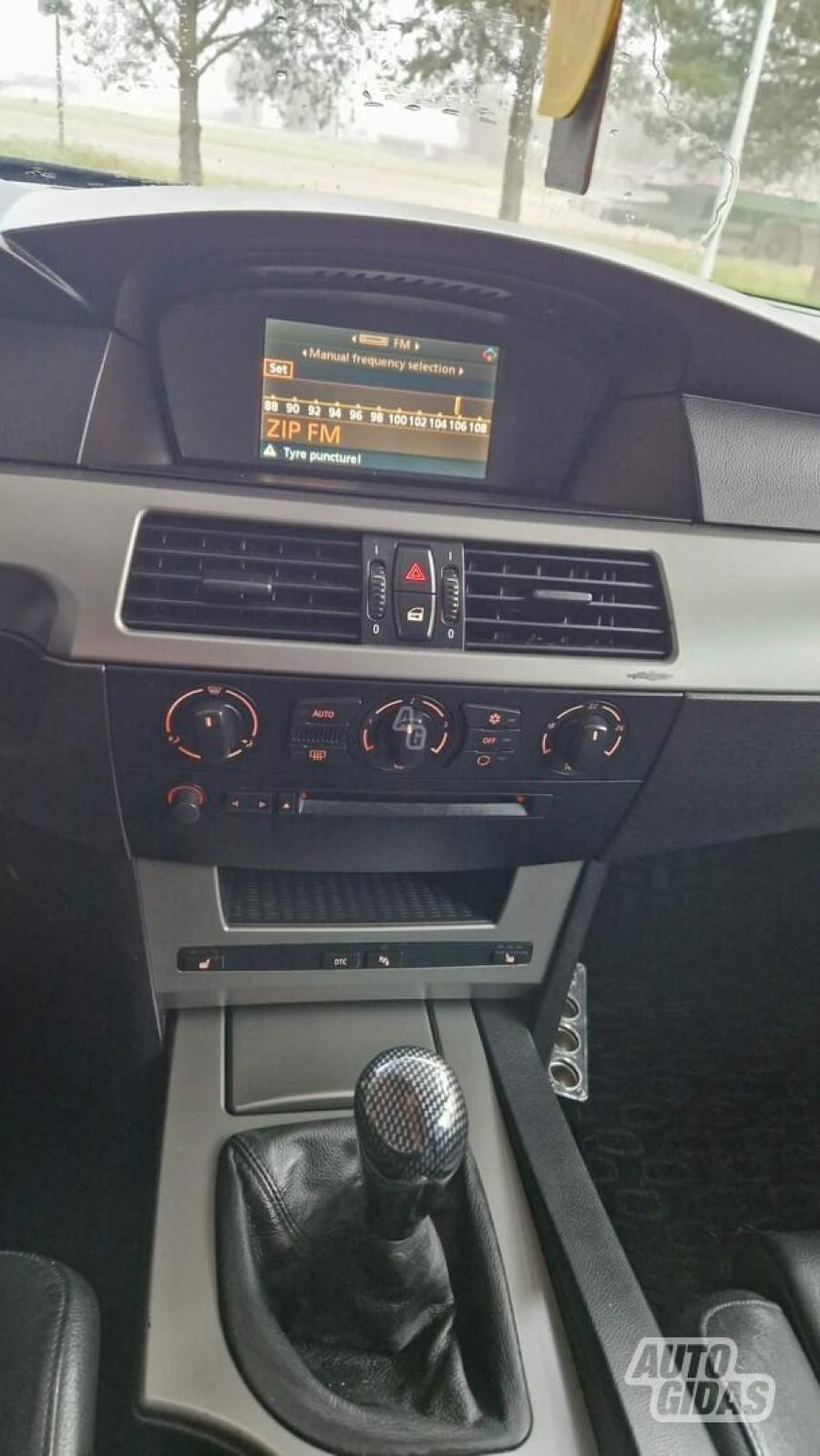 Melns BMW 525 2005 Šilalė, ar dzinēja tilpumu 2.50 L un nobraukumu 400 tūkst. km par 2000 €, foto 8 vietnē AUTOMOTO.COM.LV