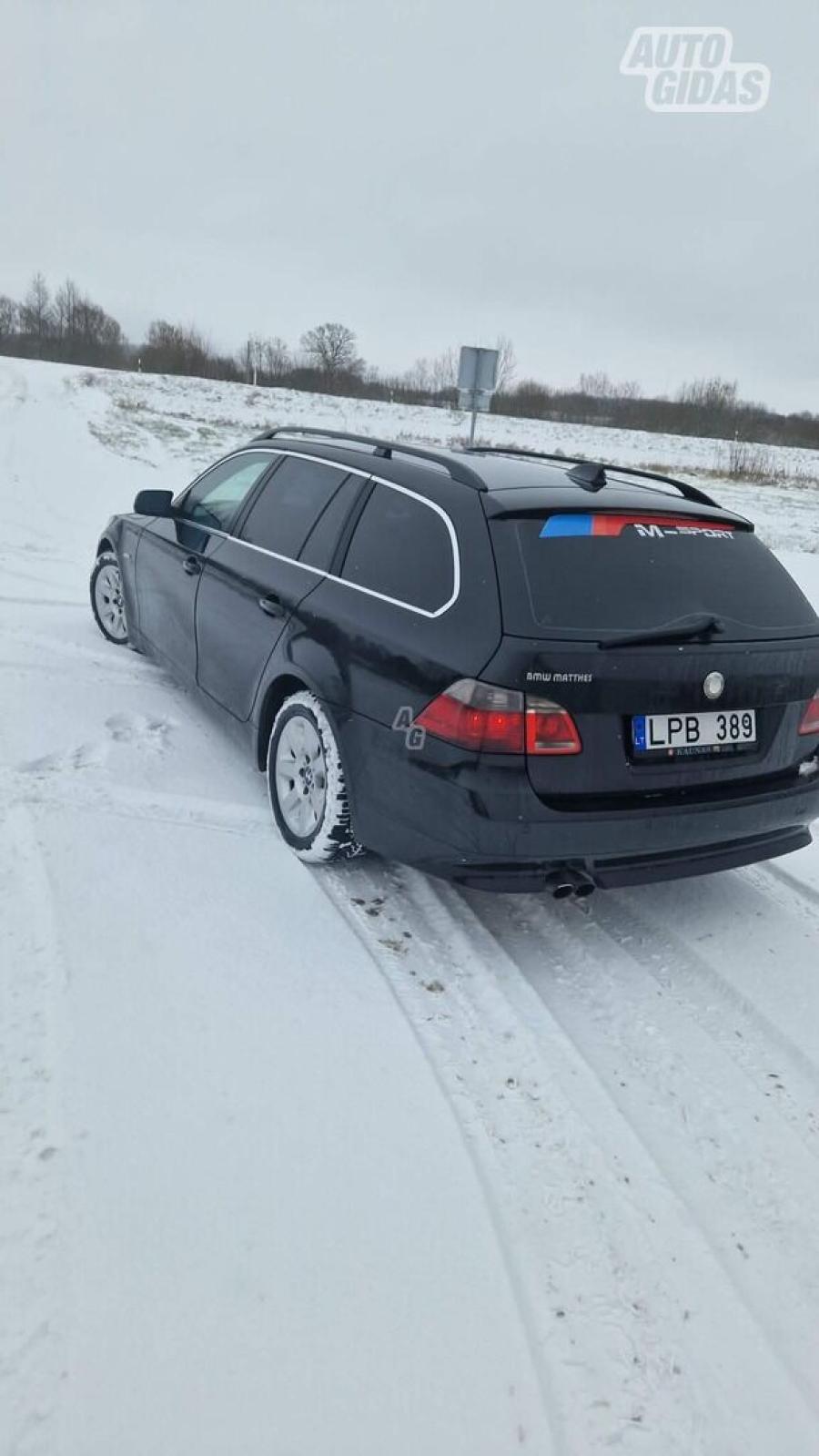 Melns BMW 525 2005 Šilalė, ar dzinēja tilpumu 2.50 L un nobraukumu 400 tūkst. km par 2000 €, foto 15 vietnē AUTOMOTO.COM.LV