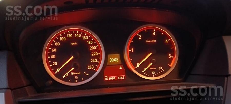 Черный БМВ 525 2005 в Рига, объемом двигателя 2.50 л и пробегом 431 тыс. км за 2900 €, фото 10 на AUTOMOTO.COM.LV