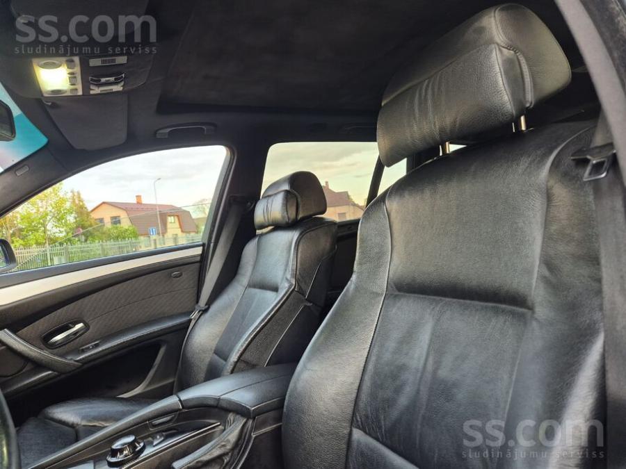 Melns BMW 525 2005 Rēzekne, ar dzinēja tilpumu 2.50 L un nobraukumu 390 tūkst. km par 3500 €, foto 6 vietnē AUTOMOTO.COM.LV