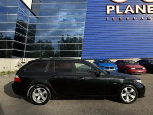 Black BMW 525 2005 in Riga, with an engine capacity of 2.50 L and mileage of 376 thousand km for 2990 €, photo 5 on AUTOMOTO.COM.LV