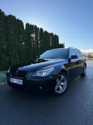 Black BMW 525 2005 in Riga, with an engine capacity of 2.50 L and mileage of 388 thousand km for 2790 €, photo 3 on AUTOMOTO.COM.LV