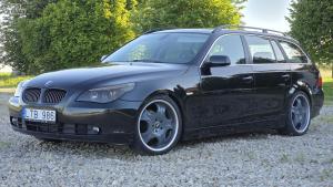 Black BMW 525 2005 in Kaunas, with an engine capacity of 2.50 L and mileage of 340 thousand km for 3000 €, photo  on AUTOMOTO.COM.LV