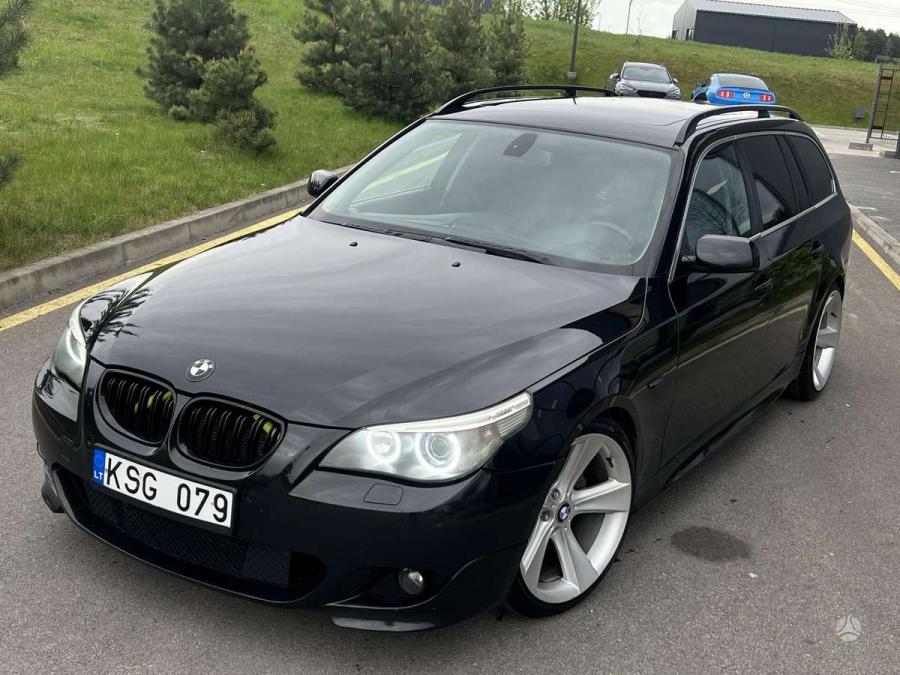 Черный БМВ 525 2005 в Каунас, объемом двигателя 2.50 л и пробегом 500 тыс. км за 3350 €, фото 1 на AUTOMOTO.COM.LV