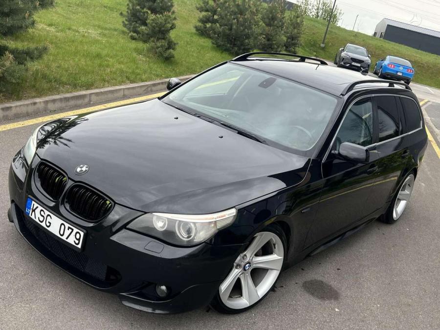 Черный БМВ 525 2005 в Каунас, объемом двигателя 2.50 л и пробегом 500 тыс. км за 3350 €, фото 4 на AUTOMOTO.COM.LV