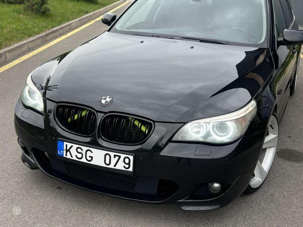 Black BMW 525 2005 in Kaunas, with an engine capacity of 2.50 L and mileage of 500 thousand km for 3350 €, photo 5 on AUTOMOTO.COM.LV