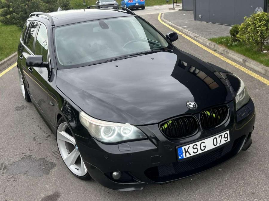 Черный БМВ 525 2005 в Каунас, объемом двигателя 2.50 л и пробегом 500 тыс. км за 3350 €, фото 8 на AUTOMOTO.COM.LV