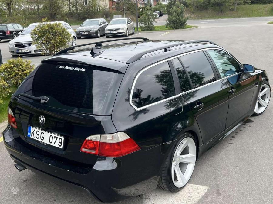 Черный БМВ 525 2005 в Каунас, объемом двигателя 2.50 л и пробегом 500 тыс. км за 3350 €, фото 13 на AUTOMOTO.COM.LV