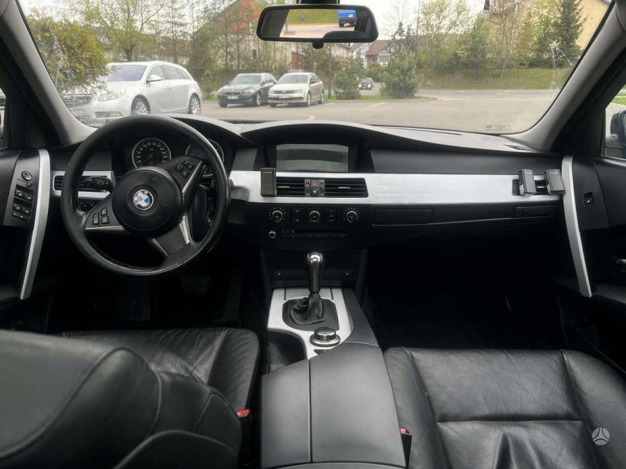 Черный БМВ 525 2005 в Каунас, объемом двигателя 2.50 л и пробегом 500 тыс. км за 3350 €, фото 19 на AUTOMOTO.COM.LV