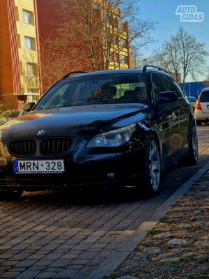 Melns BMW 525 2005 Joniškis, ar dzinēja tilpumu 2.50 L un nobraukumu 386 tūkst. km par 2400 €, foto  vietnē AUTOMOTO.COM.LV