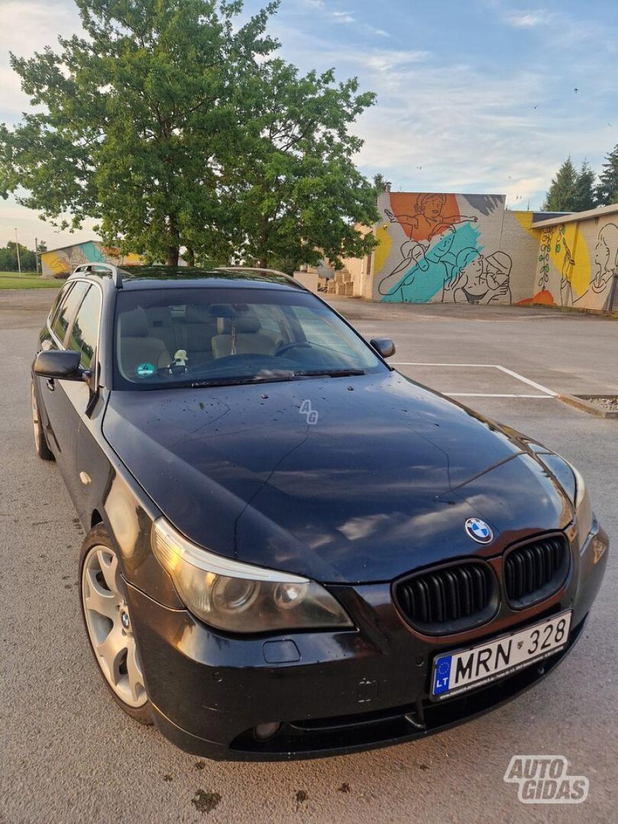 Melns BMW 525 2005 Joniškis, ar dzinēja tilpumu 2.50 L un nobraukumu 386 tūkst. km par 2400 €, foto 5 vietnē AUTOMOTO.COM.LV