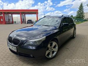 Black BMW 525 2005 in Talsi, with an engine capacity of 2.50 L and mileage of 419 thousand km for 3300 €, photo  on AUTOMOTO.COM.LV