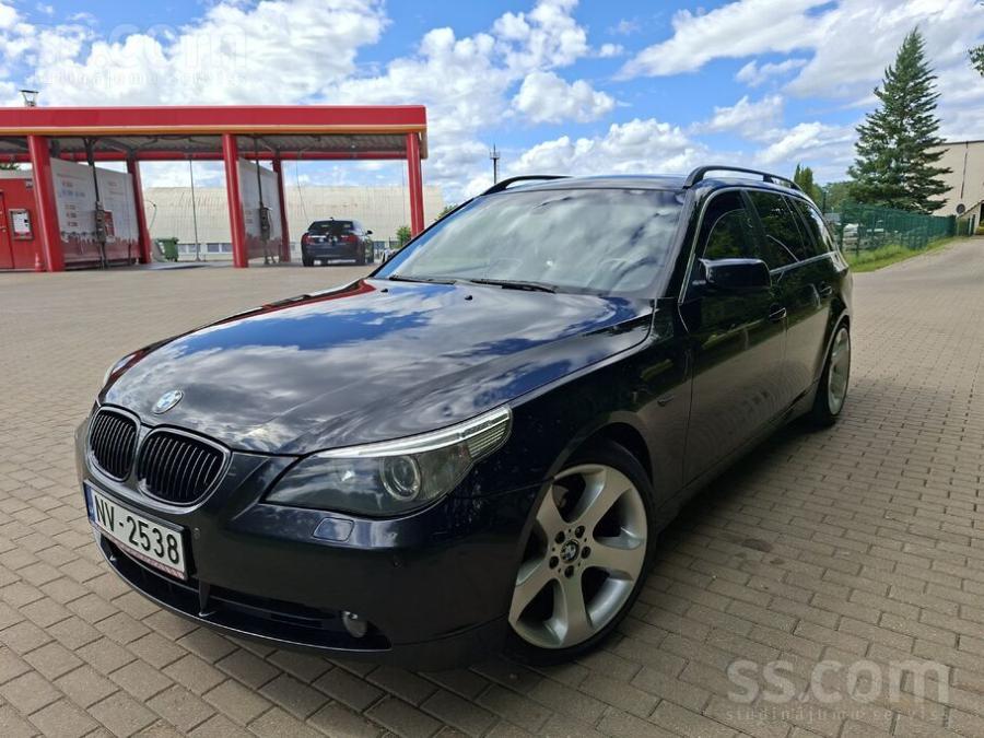 Melns BMW 525 2005 Talsi, ar dzinēja tilpumu 2.50 L un nobraukumu 419 tūkst. km par 3300 €, foto 1 vietnē AUTOMOTO.COM.LV