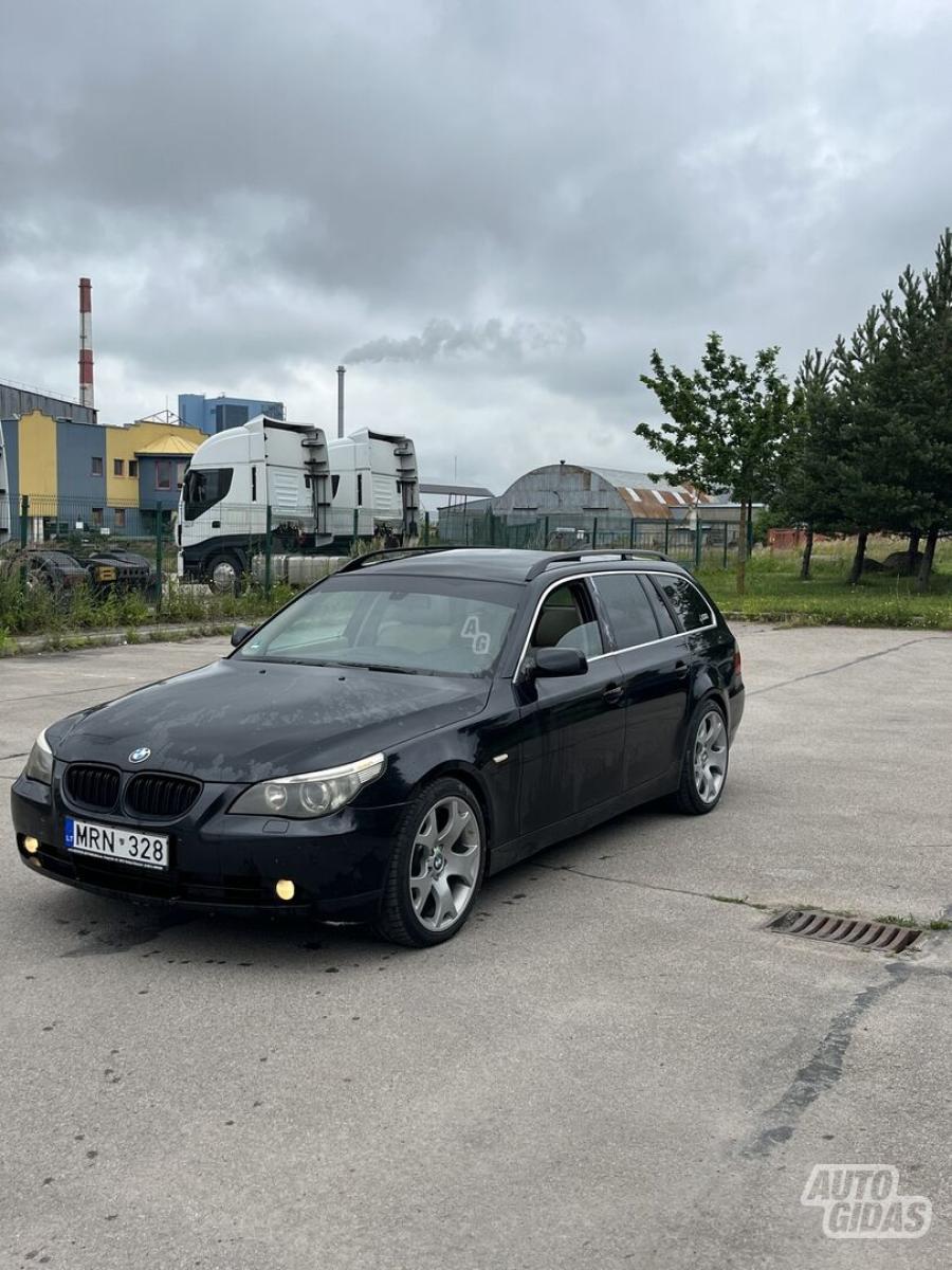 Melns BMW 525 2005 Klaipėda, ar dzinēja tilpumu 2.50 L un nobraukumu 380 tūkst. km par 2450 €, foto 1 vietnē AUTOMOTO.COM.LV