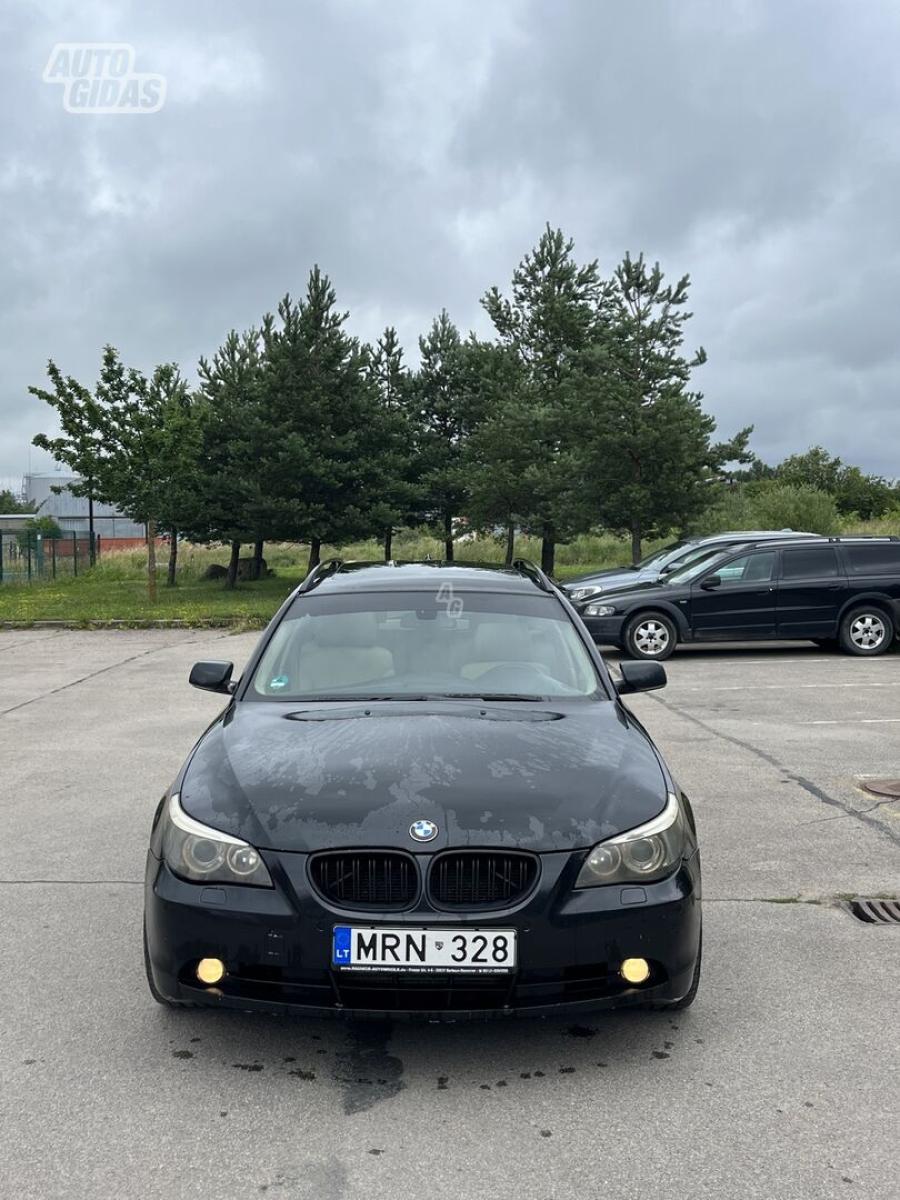 Melns BMW 525 2005 Klaipėda, ar dzinēja tilpumu 2.50 L un nobraukumu 380 tūkst. km par 2450 €, foto 3 vietnē AUTOMOTO.COM.LV