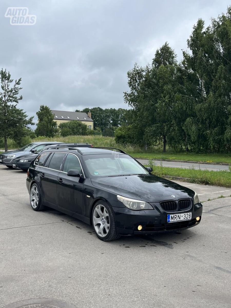 Melns BMW 525 2005 Klaipėda, ar dzinēja tilpumu 2.50 L un nobraukumu 380 tūkst. km par 2450 €, foto 4 vietnē AUTOMOTO.COM.LV