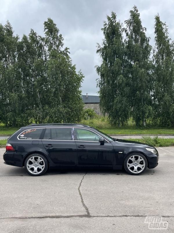 Black BMW 525 2005 in Klaipeda, with an engine capacity of 2.50 L and mileage of 380 thousand km for 2450 €, photo 6 on AUTOMOTO.COM.LV
