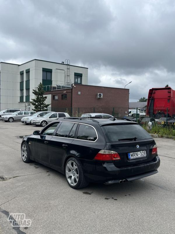 Black BMW 525 2005 in Klaipeda, with an engine capacity of 2.50 L and mileage of 380 thousand km for 2450 €, photo 7 on AUTOMOTO.COM.LV