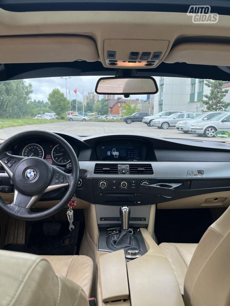 Melns BMW 525 2005 Klaipėda, ar dzinēja tilpumu 2.50 L un nobraukumu 380 tūkst. km par 2450 €, foto 10 vietnē AUTOMOTO.COM.LV